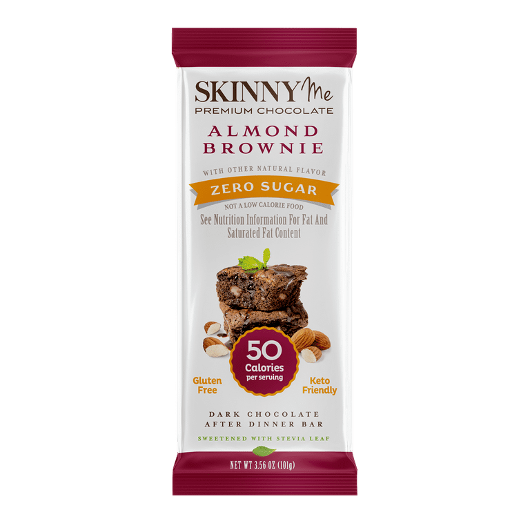Skinnyme Chocolate Choco Drk Bar Almnd Brwne 3.56 Oz Pack Of 12
