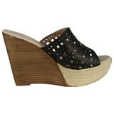 Restricted Womens Spumoni Wedge Sandals - Walmart.com
