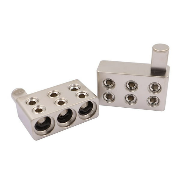 2 Pieces Universal Aluminum Alloy Car Stereo Terminal Cable Terminals ...