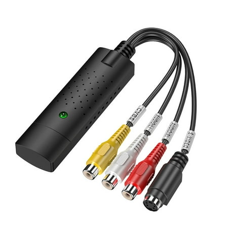 SICED CCTV Cable and Adapter, USB Audio Video Converter, VHS to Digital ...