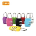 2pcs Combination Lock 3-digit Combination Lock Padlock, Suitcase ...