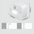 2 Pack Motion Sensor Night Lights with Battery Powered,Auto On/Off ...