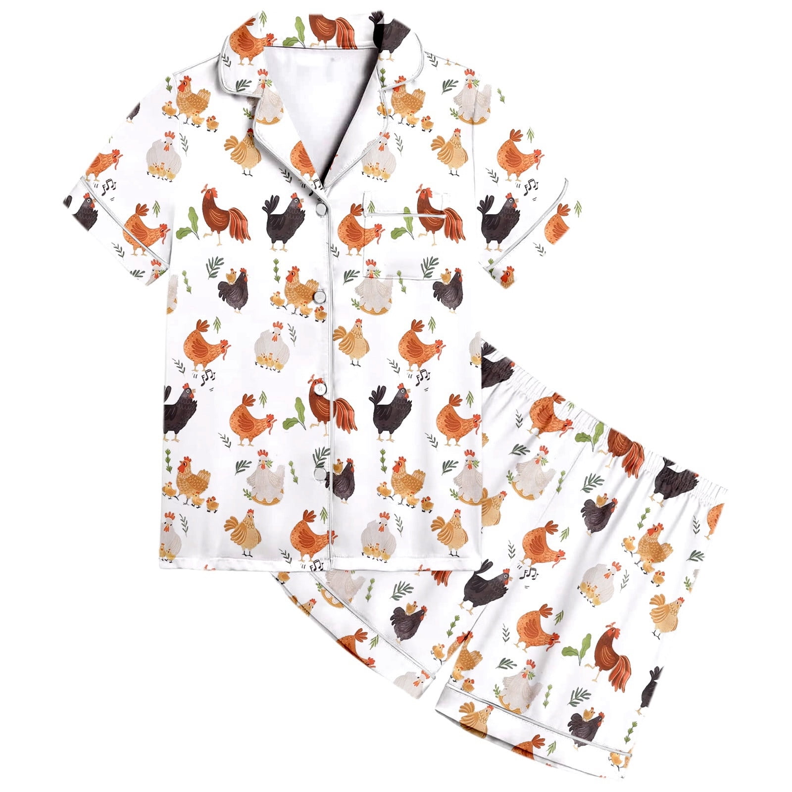 Click here for Tooyou Girls Sleepwear 2 Pack Pajamas Animal Chick... prices