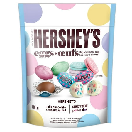 HERSHEY'S Assorted Foil Wrapped Easter Eggs (Milk Chocolate & COOKIES ...