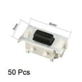 3x6x3.5mm Momentary Tact Tactile Push Button Switch Surface Mounted Devices SMT PCB 2 Pin 50Pcs ...
