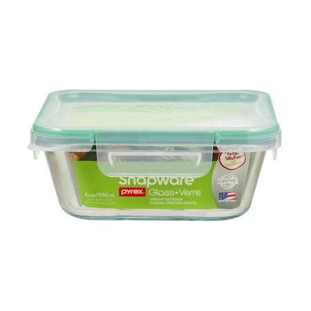 Pyrex Glass Snapware Square, 32.0 FL OZ - Walmart.com