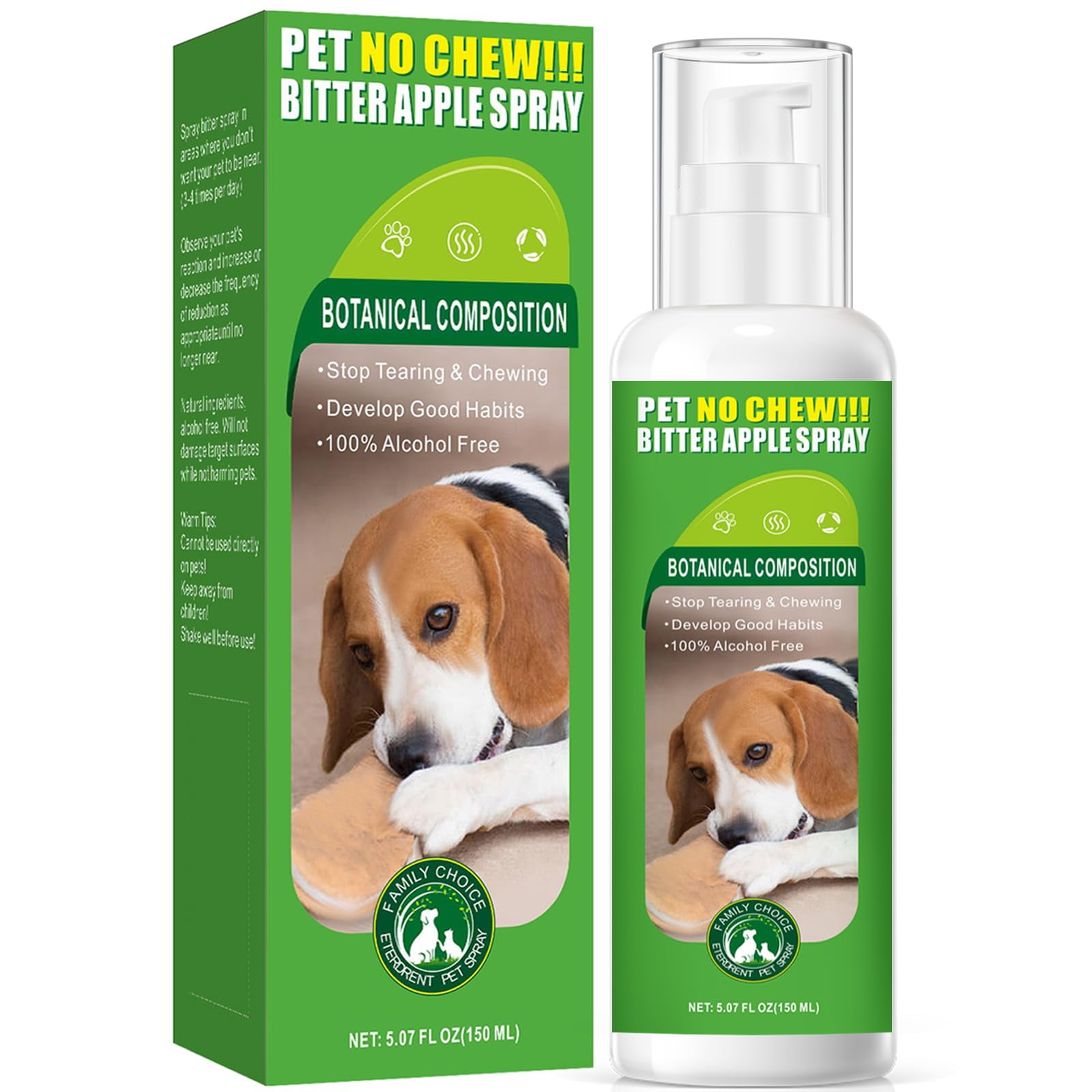 Spray de manzana amarga, 150 ml, para perros, deja de masticar ...
