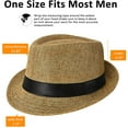 Dalrosia Women Men Fedora Hat Short Brim Panama Summer Beach Sun Hat ... Dalrosia Women Men Fedora Hat Short Brim Panama Summer Beach Sun Hat ...