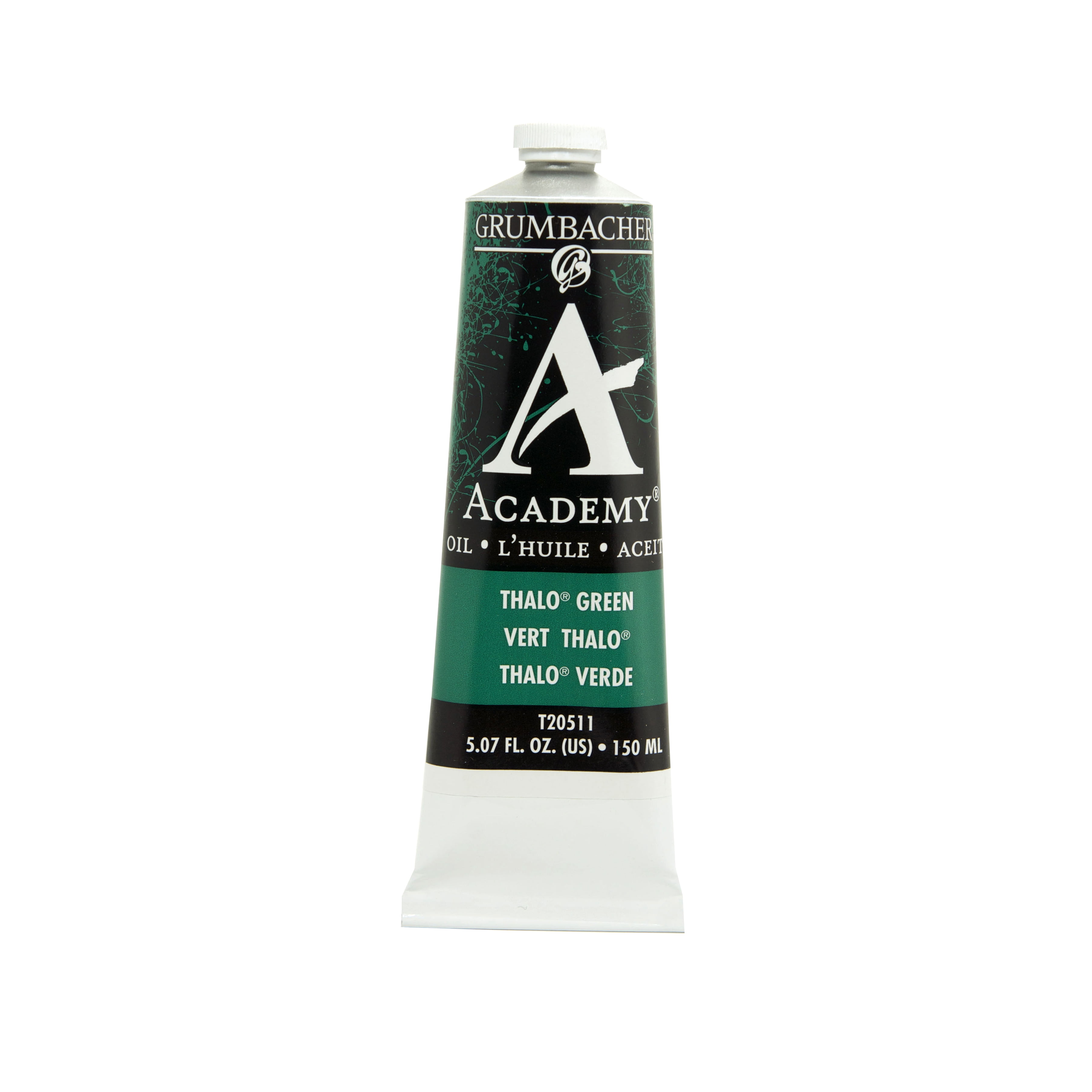 Grumbacher Academy Oil Color, 150ml Tube, Thalo Green - Walmart.com