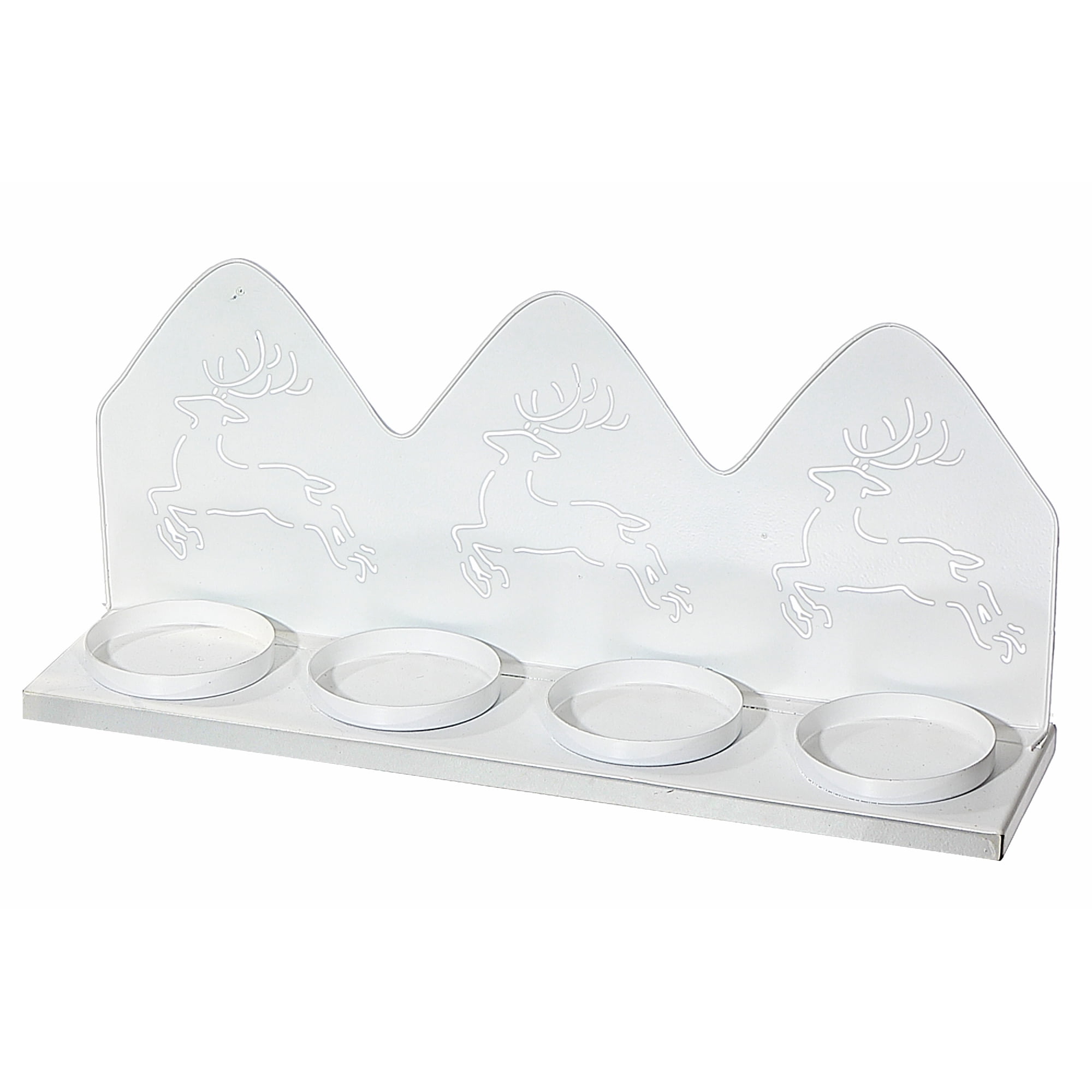 Click here for Ih Casadécor Metal Running Deer With 4 Tealight Ho... prices