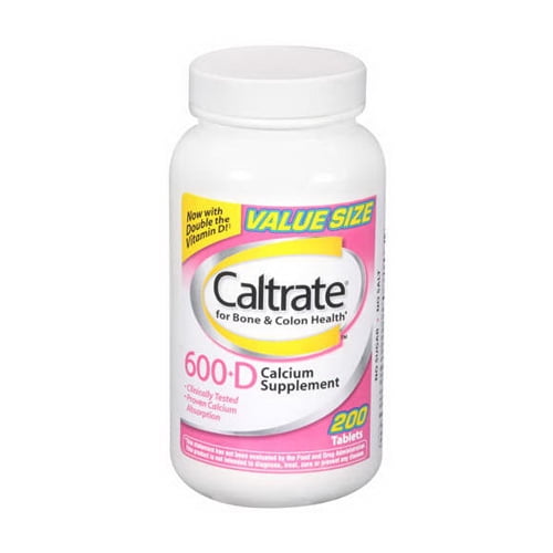Caltrate 600 D Plus Calcium Supplement Tablets For Bone And Colon