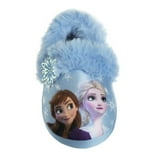 Disney Frozen Anna and Elsa Dual Sizes Girls Casual Slippers (Toddler ...