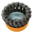 Dewalt Accessories DW4910 3in. Knotted Steel Cup Wire Brush - Walmart.com