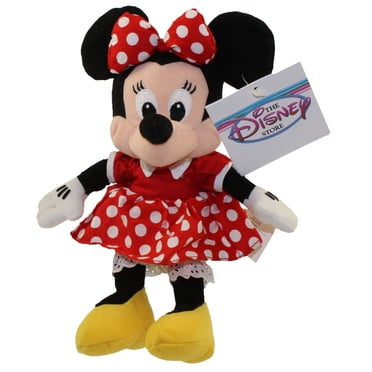 Disney Red Minnie Mouse Plush Toy Stuffed Doll 11" - Walmart.com