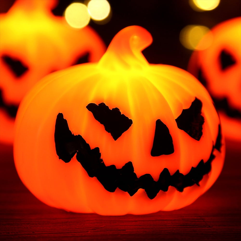 3 uds decoración de calabaza de terror Mini decoraciones de fiesta ...