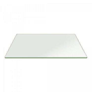 Radius Corners 60 x 36 in. Rectangular Glass Top - Walmart.com