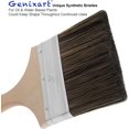 Double Thick Chip Paint Brush - Wood Stain Brushes for Painting Walls ...