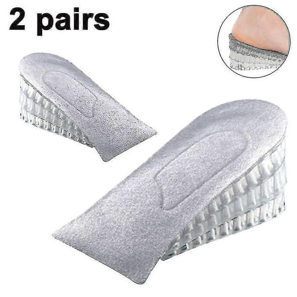 2 Pairs Heel Lift Inserts Height Increase Insole Invisible Heightening ...