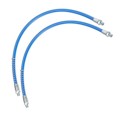 MaxLine 100 Foot 0.5 Inch Semi Flexible Compressed Air Tubing Kit, Blue ...
