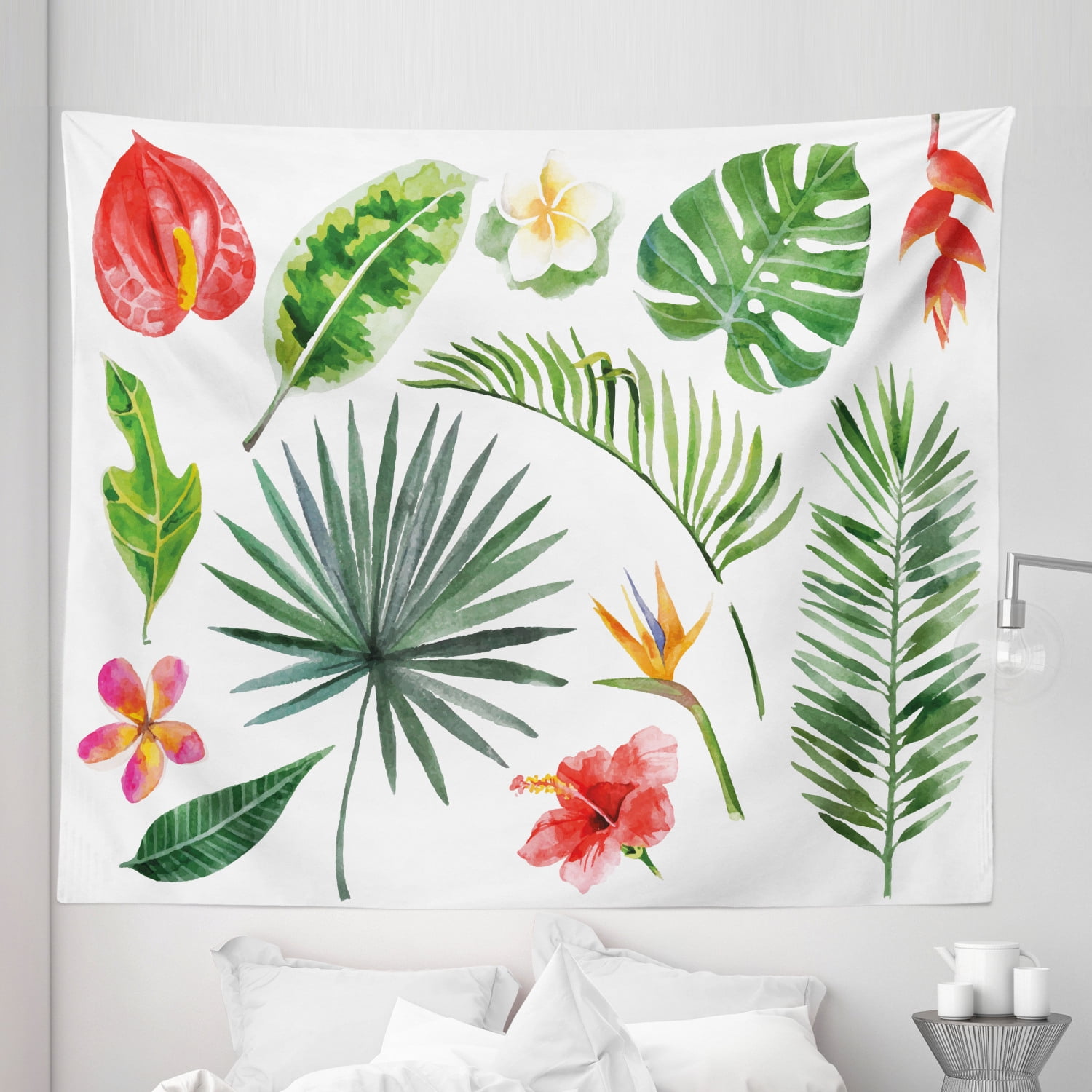 Plant Tapestry, Diverse Pattern of Leaves and Flowers from Tropical ...