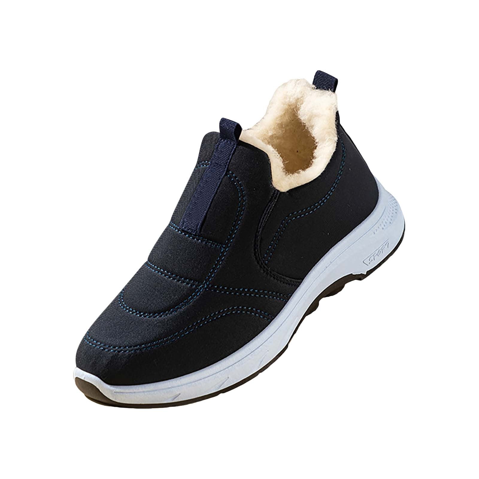 NOKIO Women’s Snow Sneakers 𝖶aterproof Winter Shoes with Fleece Lining ...