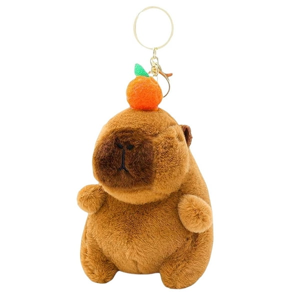 Capybara Plush Toy Peluche Tail Wagging Keychain | Walmart en línea
