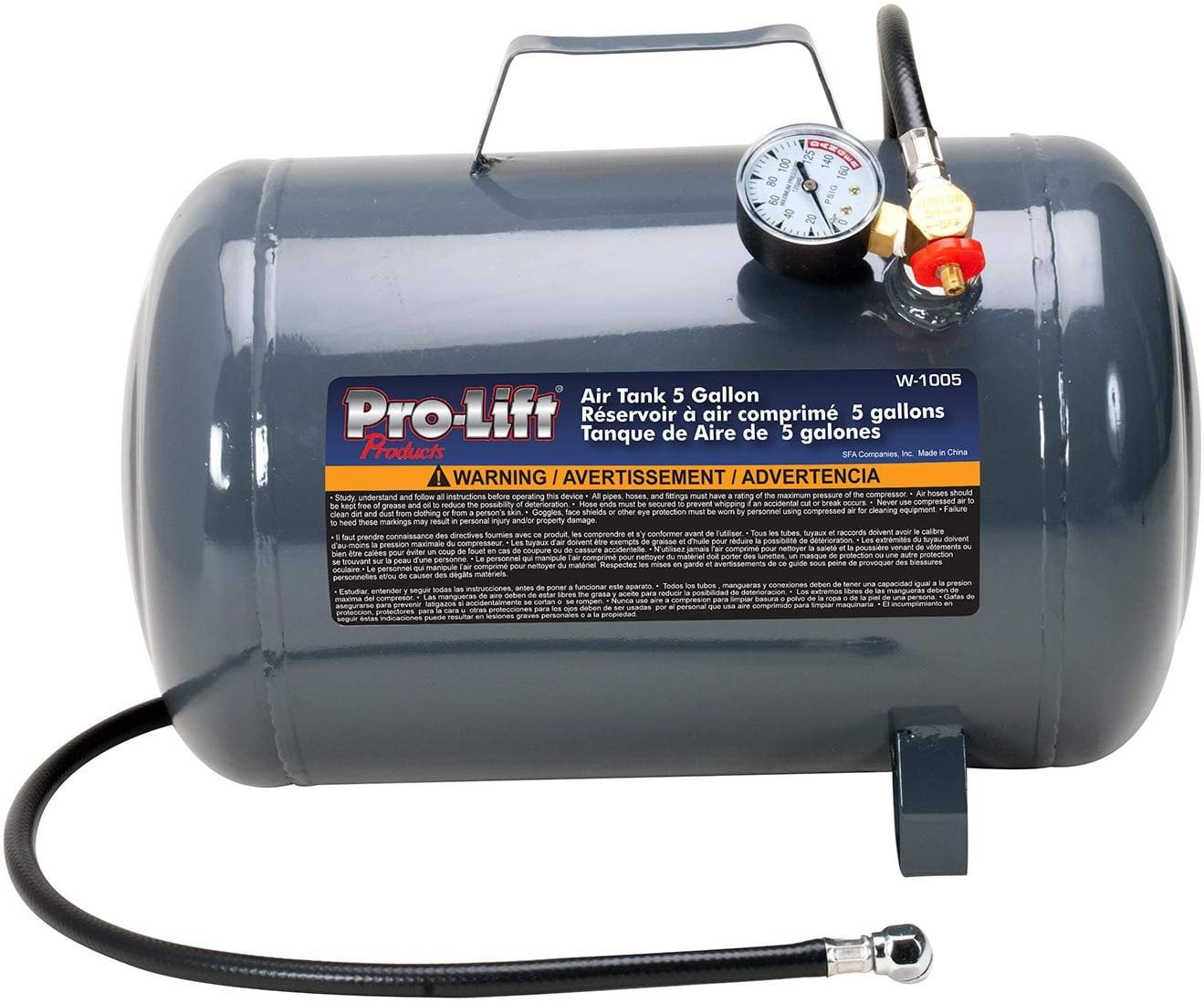 Pro-LifT W-1005 Grey Air Tank - 5 Gallon Capacity - Walmart.com