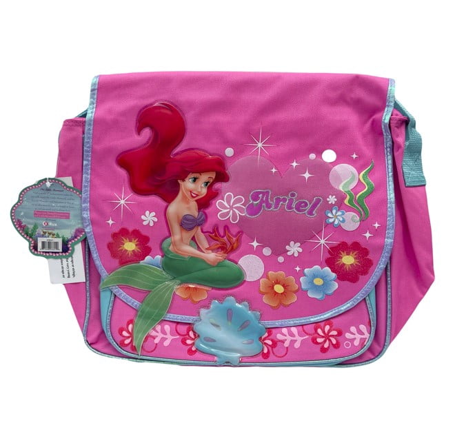 Disney The Little Mermaid Princess Ariel Under The Sea Pink Messenger ...
