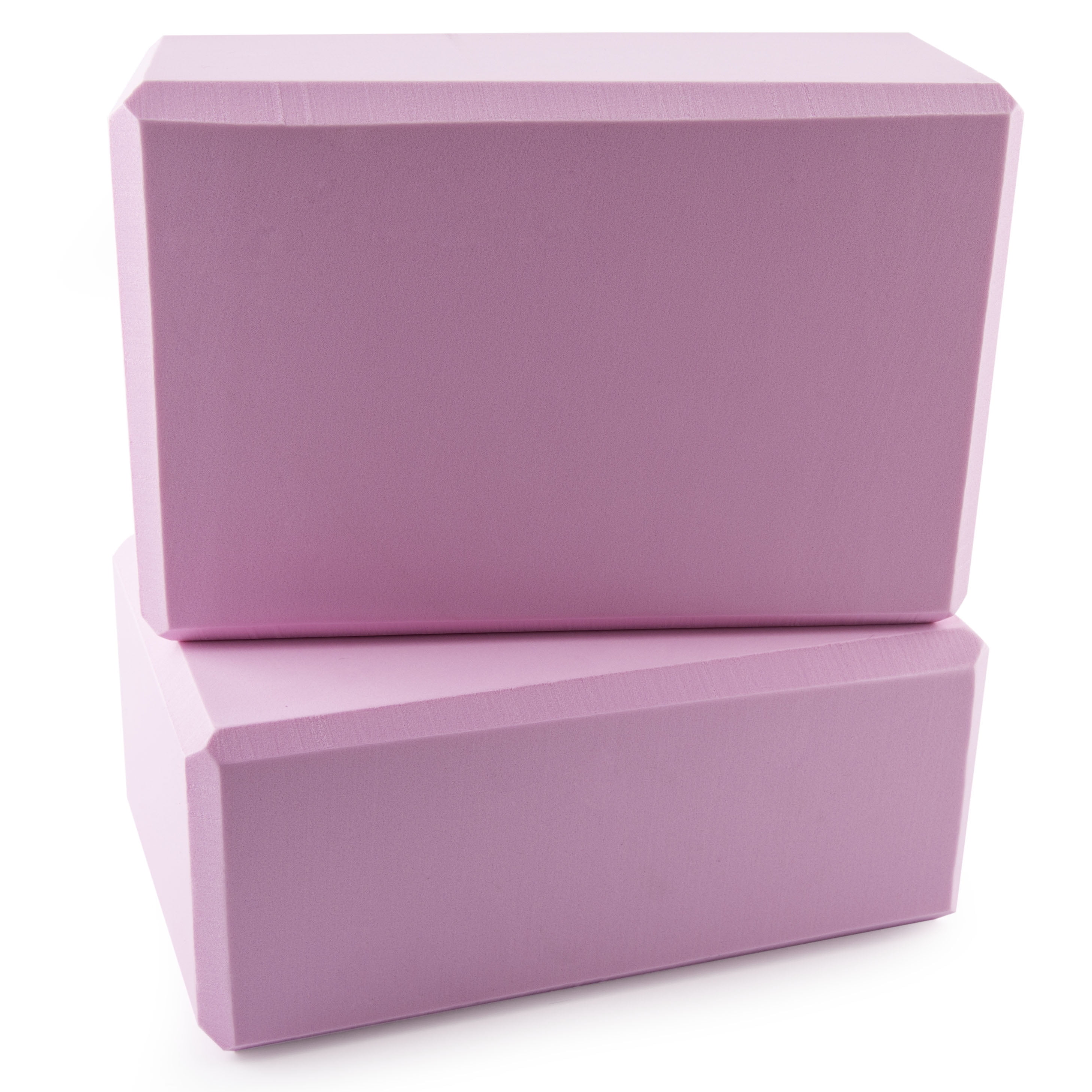 Peace Yoga Pink Foam Exercise Blocks [9" x 6" x 4â€ ] (2 pack ...