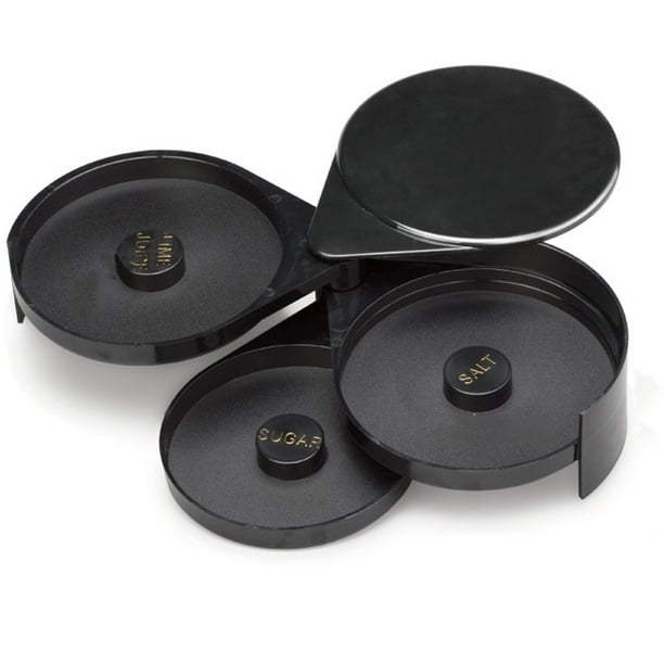 AMERTEER 3 Tier Glass Rimmer Margarita and Cocktail Rimmer Foldable and ...