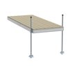 PlayStar Aluminum Floating Dock Kit with Resin Top, 4' x 10' Platform ...