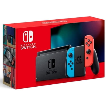 Nintendo Switch Console System w/ Neon Blue & Red Joy-Con for Gaming ...