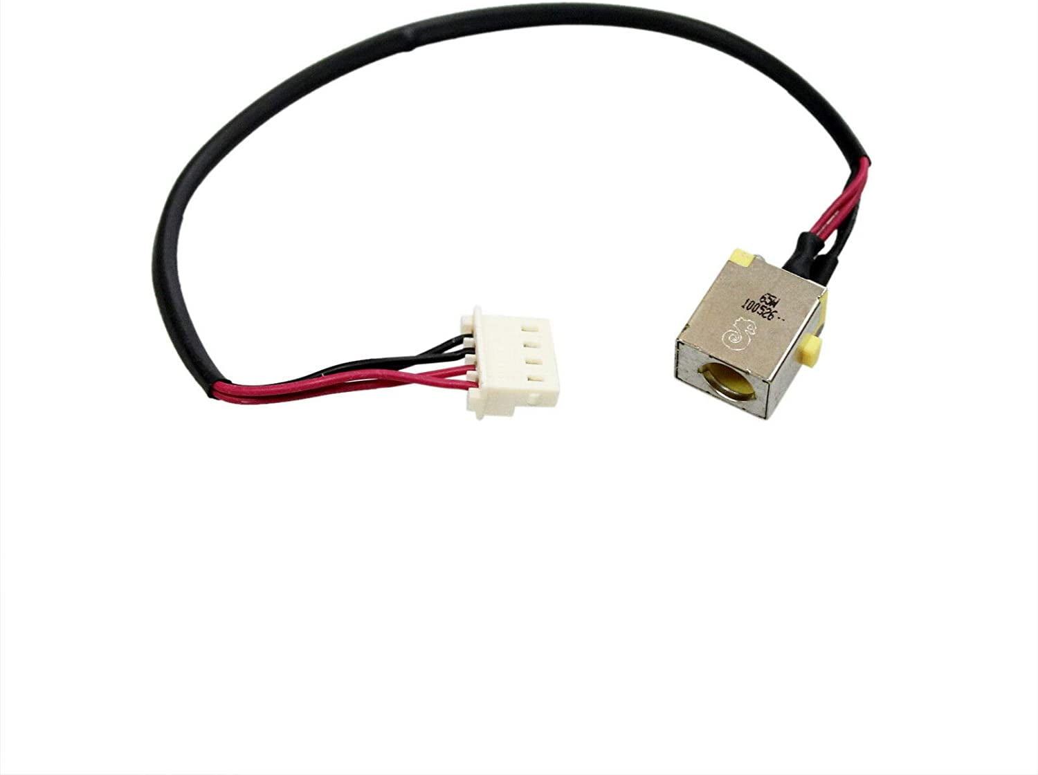 AC DC Jack Power Plug in Charging Port Connector Socket with Wire Cable ...