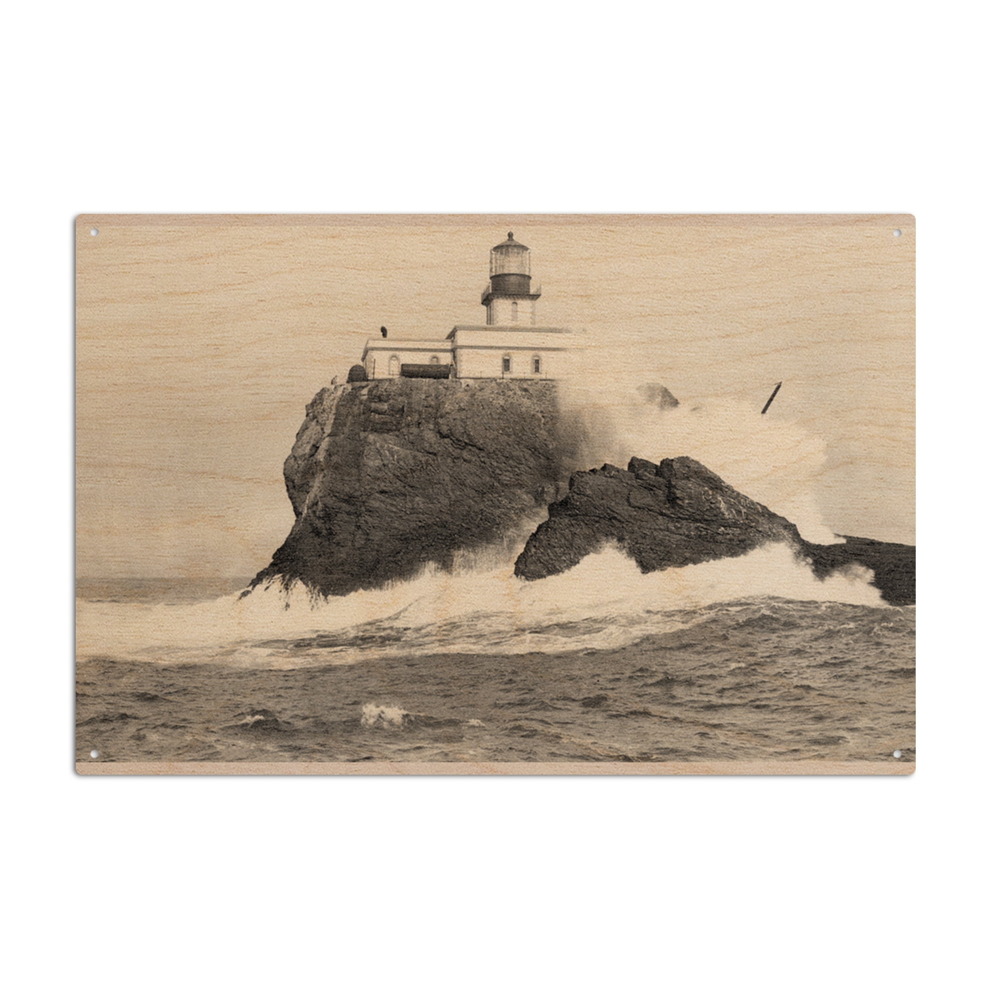 Tillamook, Oregon Lighthouse Near Seaside, OR Photograph Birch Wood ...
