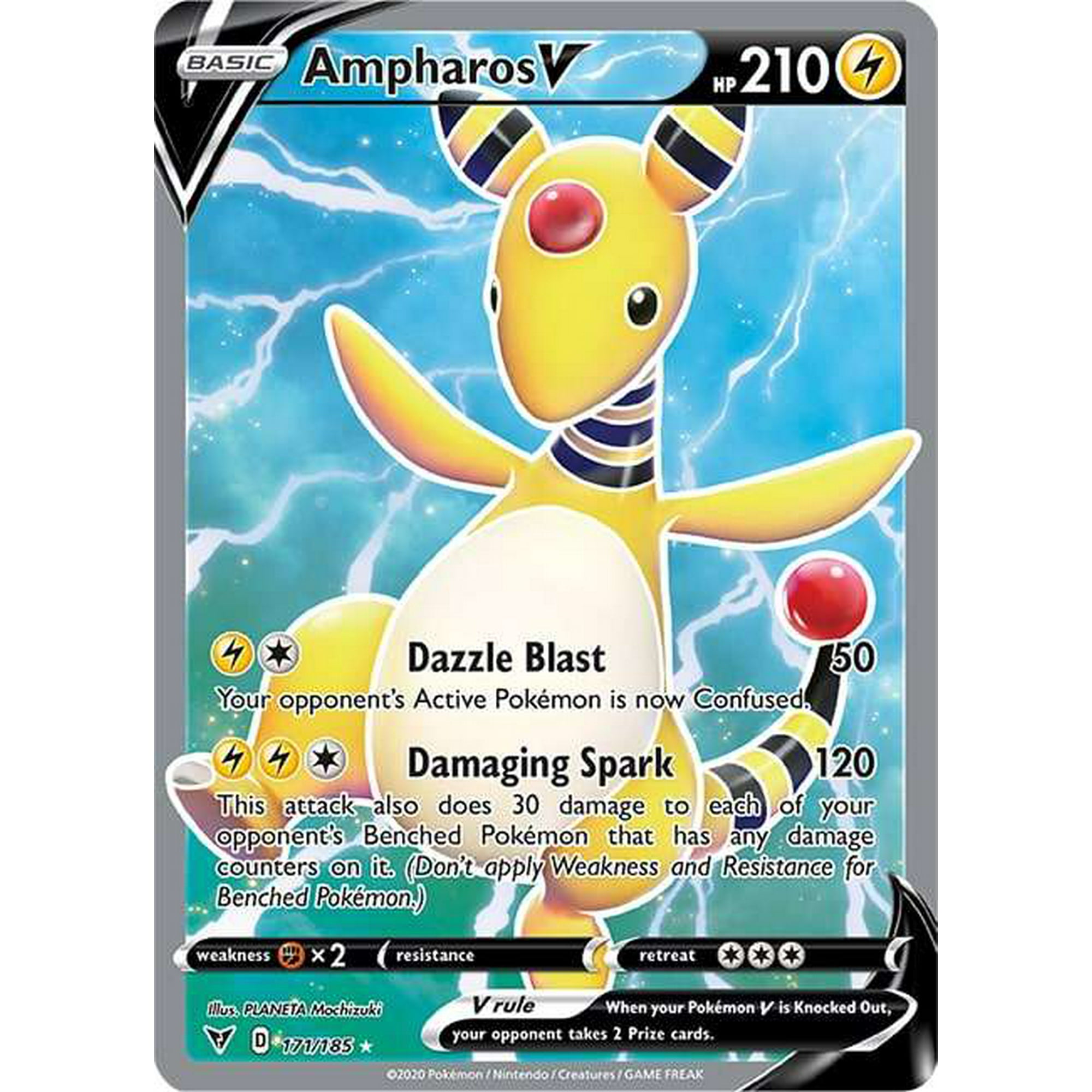 Pokemon Ampharos Card