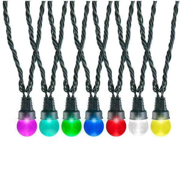 Gemmy Applights 12-Light Multi-Color G30 indoor/Outdoor Holiday Light ...