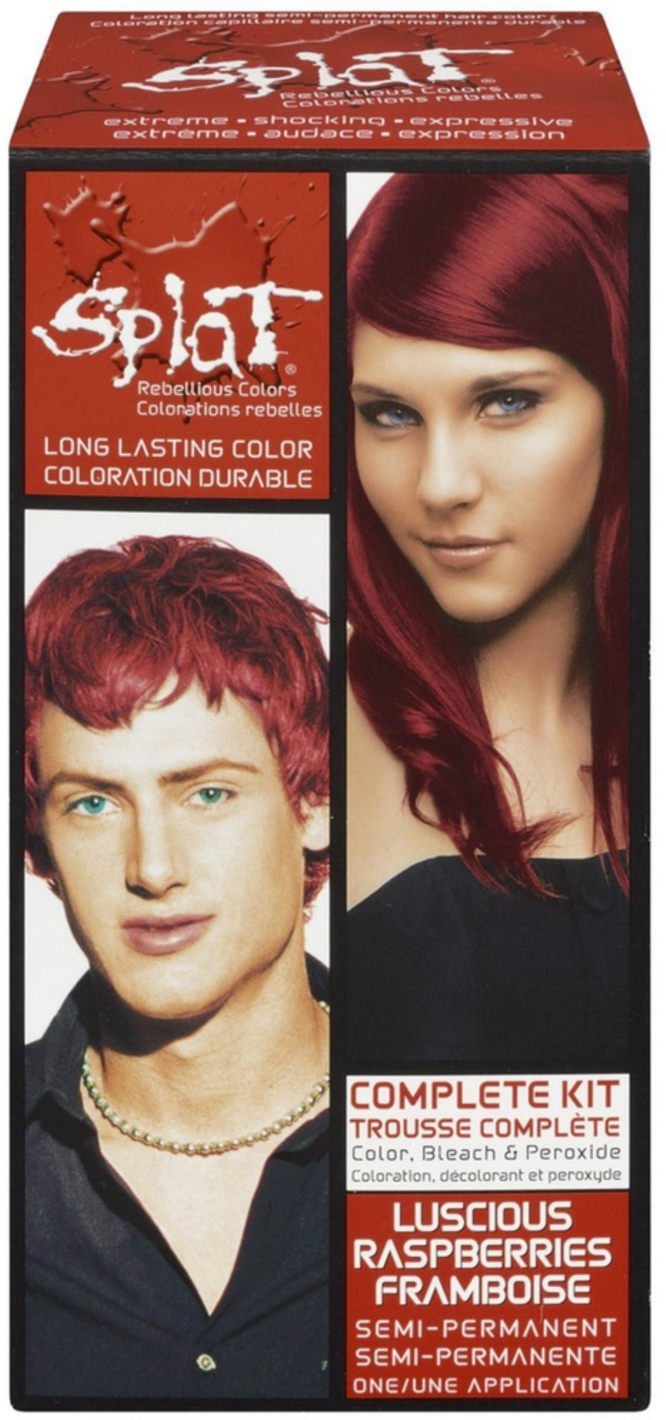 Splat Rebellious Colors Complete Kit, Luscious Raspberries 1 Each ...