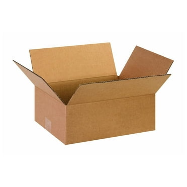 MEBRUDY 40 Pack 10x4x4 inches Brown Shipping Boxes Corrugated Cardboard ...