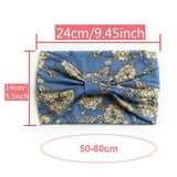 harmtty Women Bandana Fashion Print Wide Stretchy Sweat Absorption ...