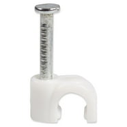 QualGear 4mm Cable Clips, Black, 100 Pack, CC4-B-100-P - Walmart.com