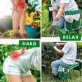 Folding Garden Kneeler and Seat Heavy Duty, Widened EVA Foam Pad ...