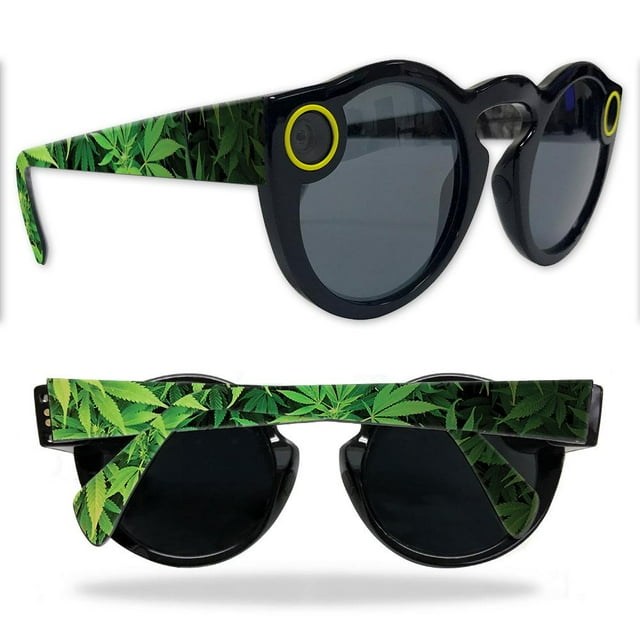Skin Decal Wrap Compatible With Snapchat Snapchat Spectacles Weed ...