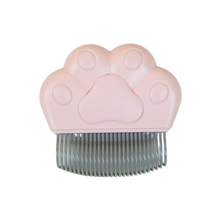 mmirethe Handheld Pet Comb Massage Smooth Grooming Tool Cat Paw Combs ...