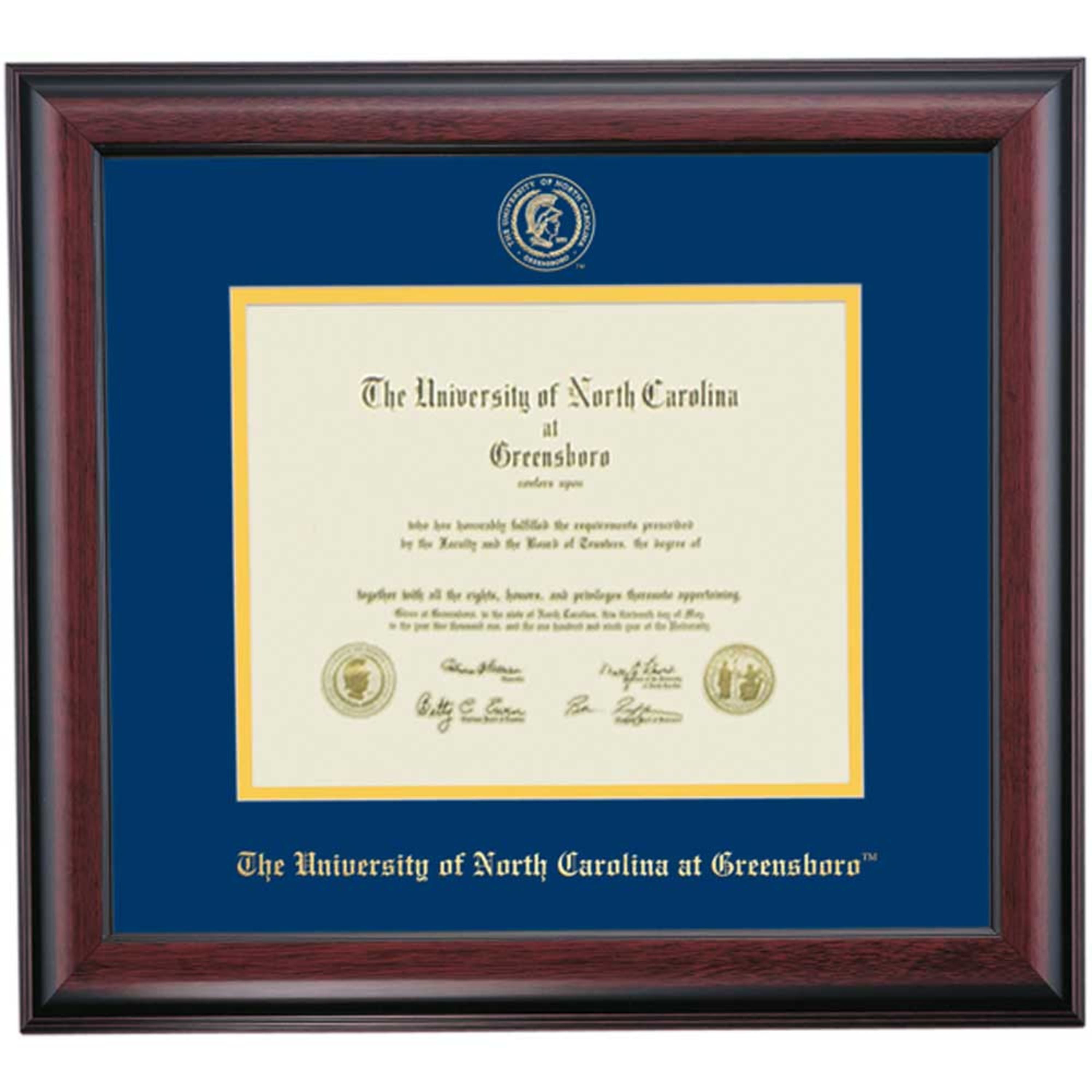 OCM Diploma Frame for University of North Carolina Greensboro UNCG, 16 ...