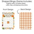 Big Dot of Happiness Fall Friends Thanksgiving - Bingo Cards and ...