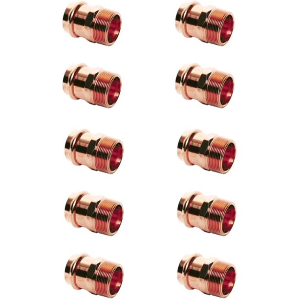 DMNI ProPress Fitting Adapter with Male - Pack of 10 - 3/4 by 3/4 P x ...