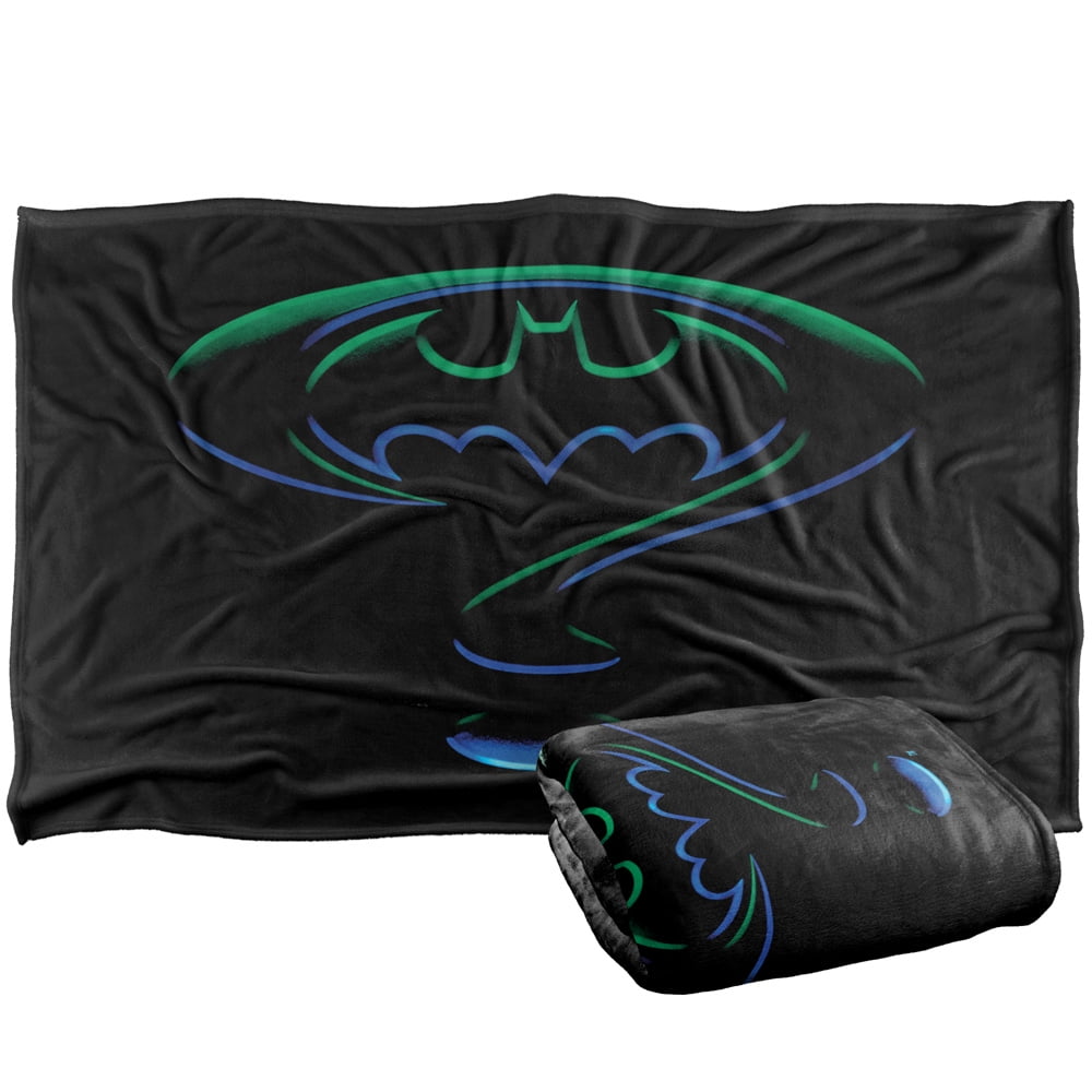 Batman Blanket, 36' x 58' Batman Forever Logo Silky Touch Super Soft ...