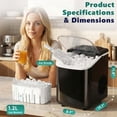 Ice Maker, Nugget Ice Machine Countertop With Basket, Scoop And ...