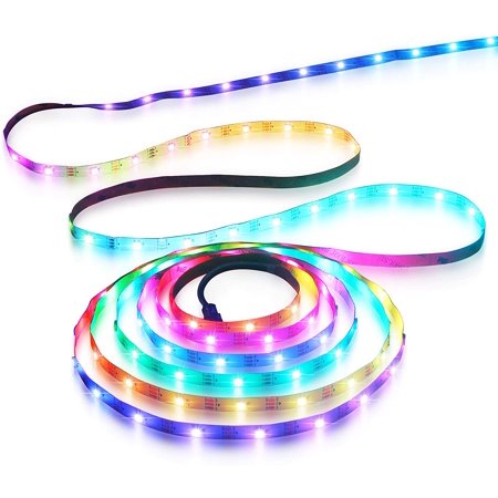 uertd WS2812B LED Strip Light 30 Pixels/M Individually Addressable ...