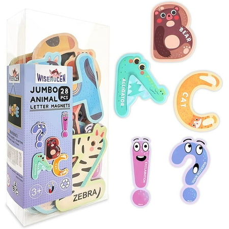Magnetic Alphabet Letters Large ABC Animal Magnets Big Fridge ...